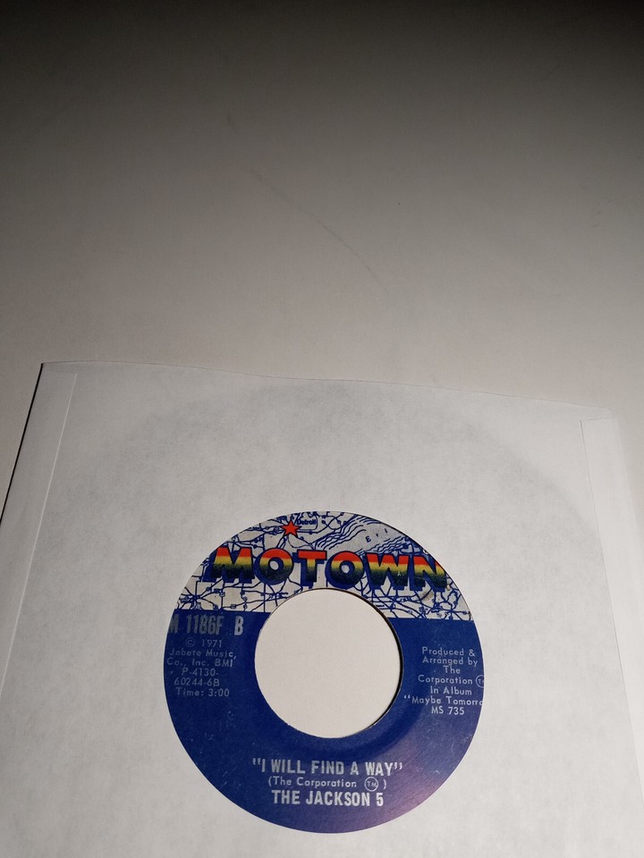 The Jackson 5 - Maybe Tomorrow - 45 Record 1971 Original | eBay