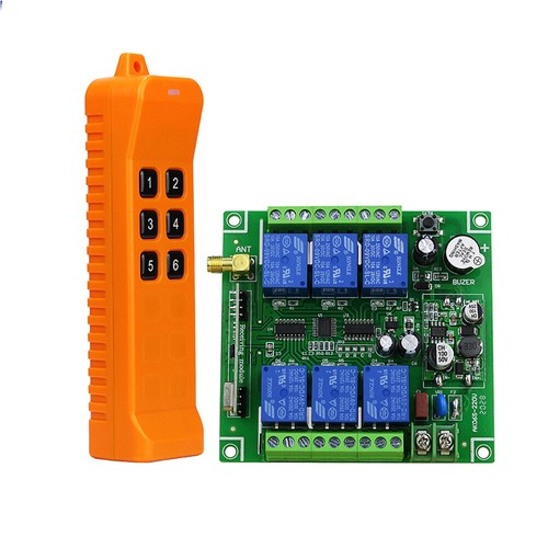 DC12-36V 6Channel Remote Controller Suit Transmitter And Receiver ...