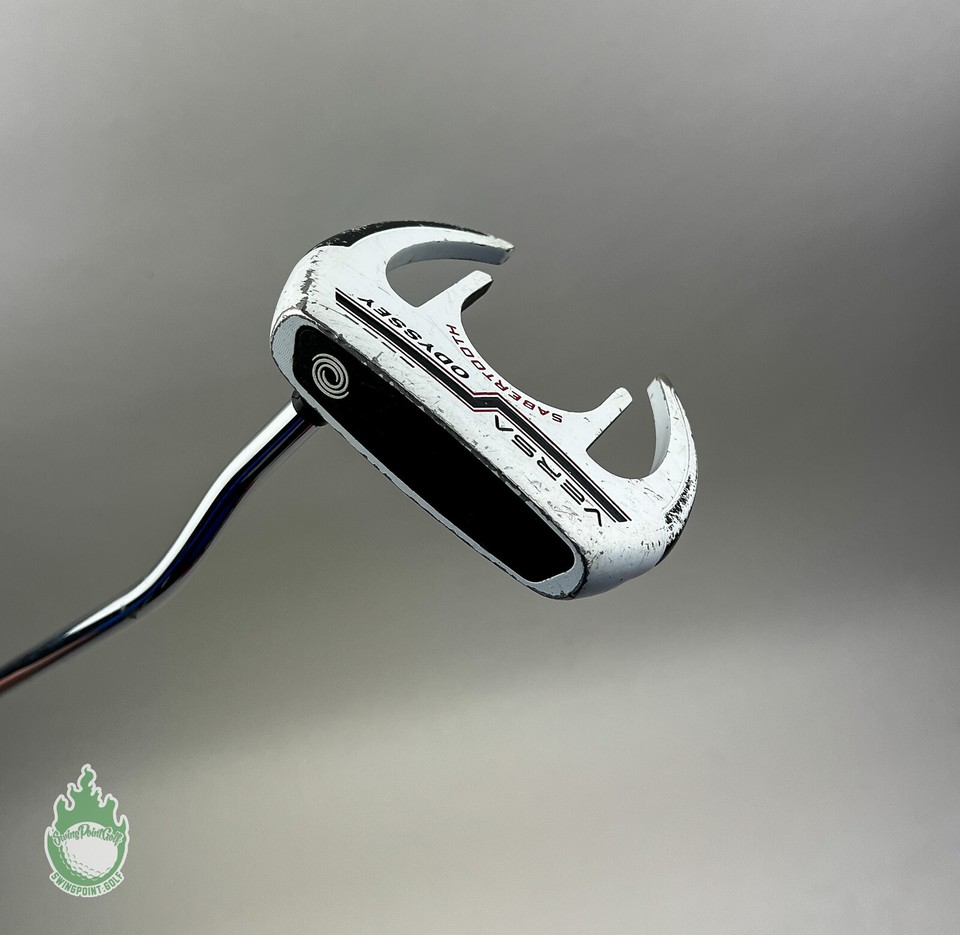 Used Right Handed Odyssey Versa Sabertooth 35" Putter Steel Golf Club ...