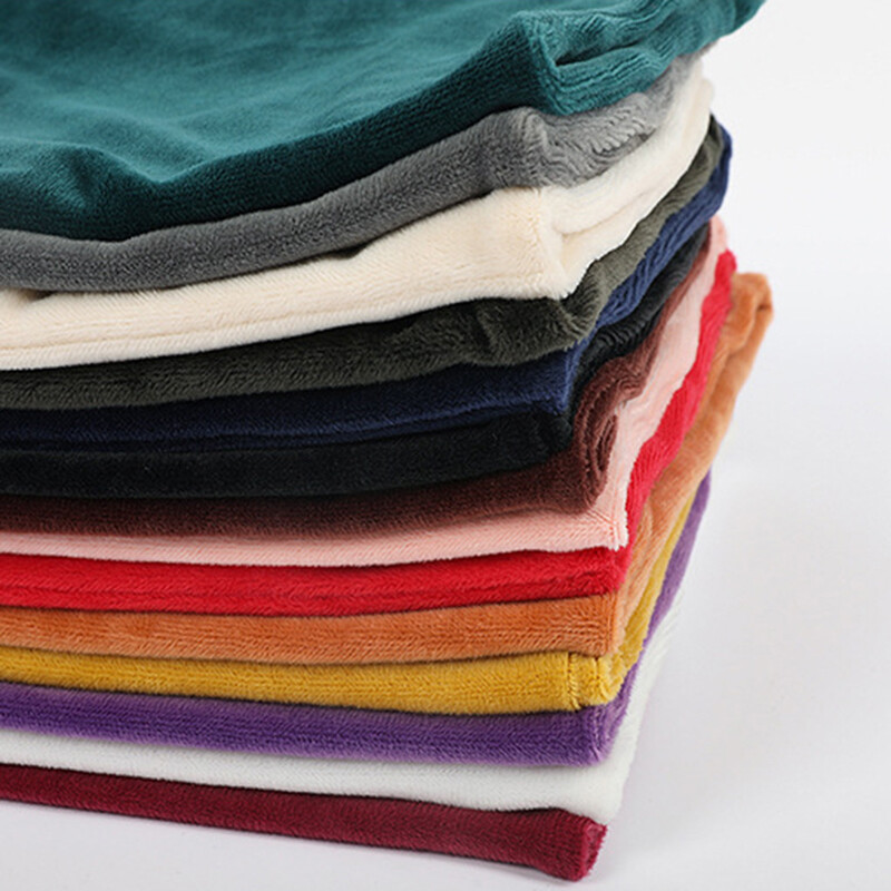 Fashion Winter SolidColor Velvet Ring Scarf For Women Scarves Neck ...