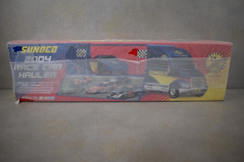 2004 Sunoco NASCAR Race Car Hauler Collectible Truck Brand New in Box ...