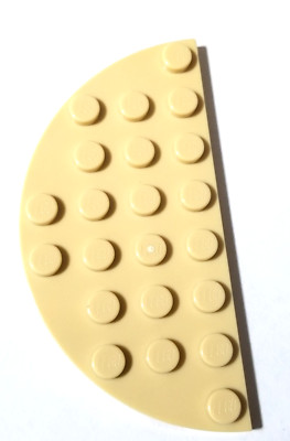LEGO 4x8 Plate Half Round Circle Tan Part 22888 | eBay