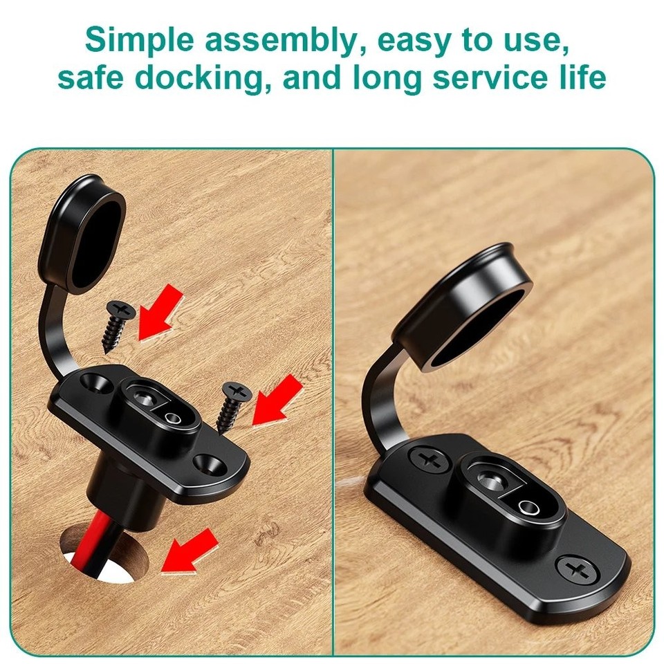 SAE Male Plug to Female Socket 12AWG Extension Cable 30cm Quick ...