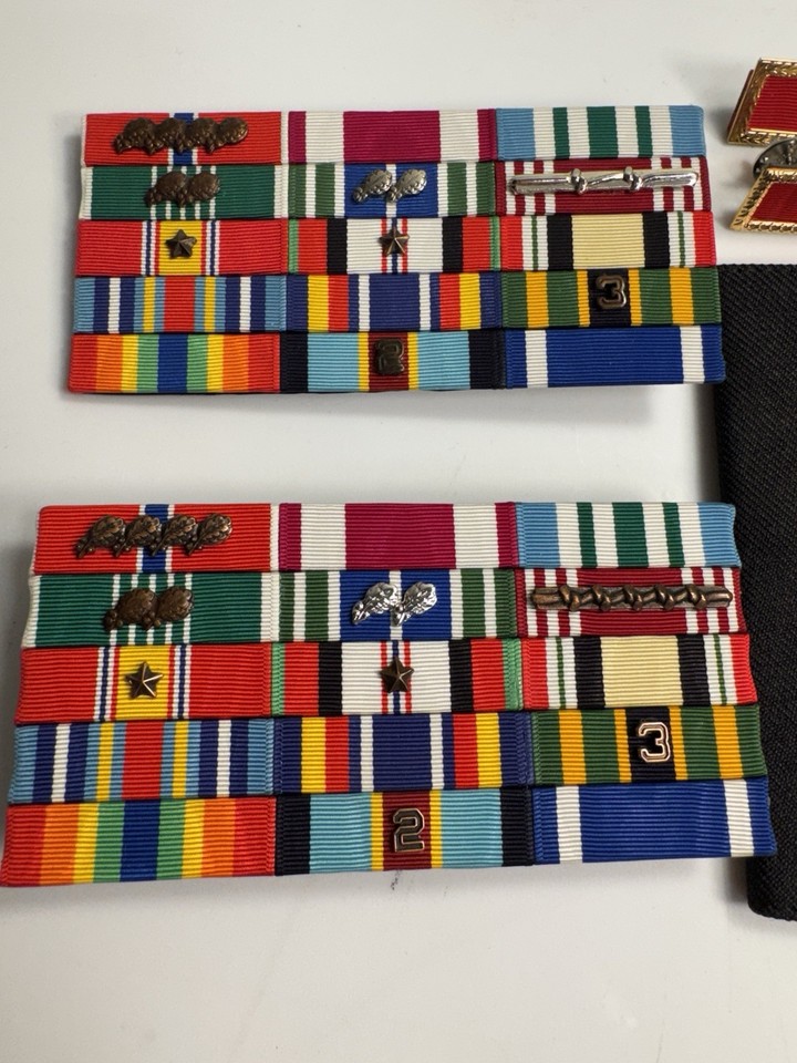 US Navy CPO Chief Petty Officer Ribbon Bars & Rank Insignia Lot ...