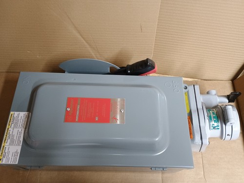 Appleton WSRD63542SQ 60A, 3 Pole, Not Fusible, Type 12, with WRDK6034 ...
