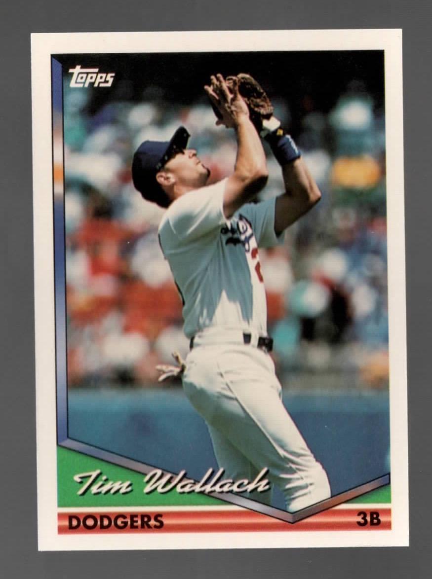 1994 Topps Tim Wallach Los Angeles Dodgers #143 Near Mint or Better | eBay