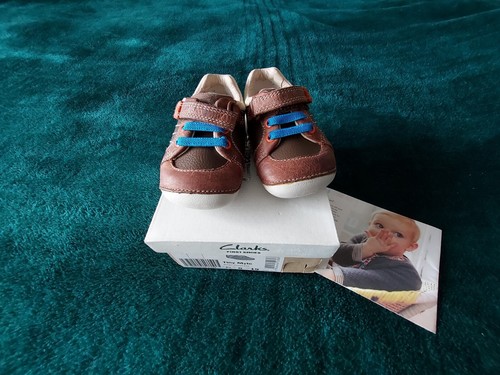 Baby First Shoes “Clarks” Tiny Male Size: 3 ½ G (UK) Eur 19, US 4W | eBay