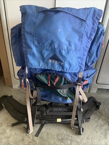 Vintage Kelty External Frame Backpack Blue/green. Medium Pack, Size 3 ...