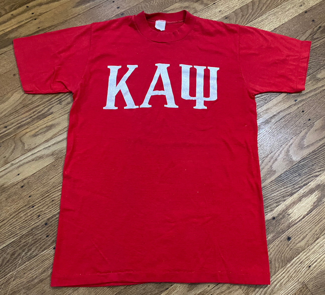 1970s College fraternity Greek Letters TEE.small/sing… - Gem
