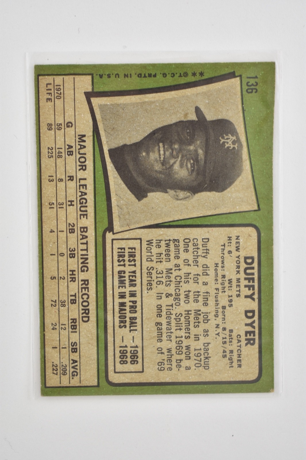 1971 Topps New York Mets Baseball Cards #16 #104 # 115 #136 VG-MT | eBay
