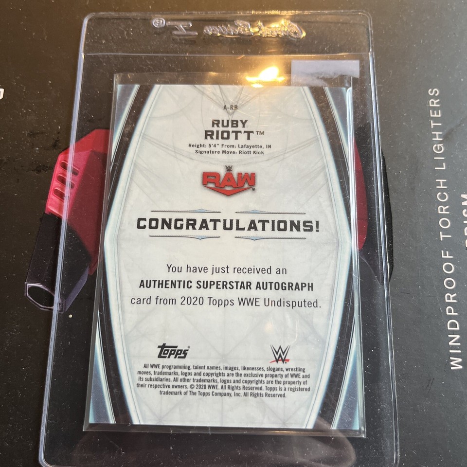2020 Topps WWE Undisputed Undisputed Auto /50 Ruby Riott Ruby Riot #A ...