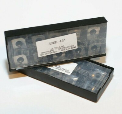 ADEH 431 AB TOOLS *** 10 INSERTS *** 1 FACTORY PACK**** | eBay
