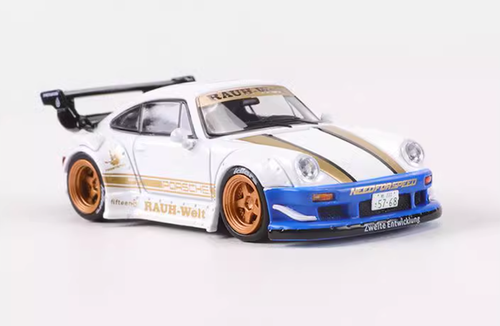 Star 1:64 White RWB 930 GT Widebody Classic Sports Model Diecast Metal ...