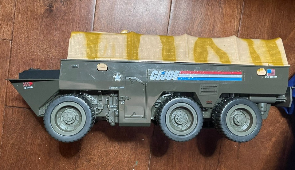 GI Joe Hasbro APC Amphibious Personnel Carrier Vehicle Transport ...