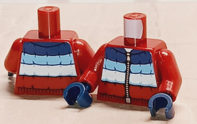 New LEGO Puffy Jacket Coat Striped 80's Ski Zip Up Puffer Unisex Maroon ...