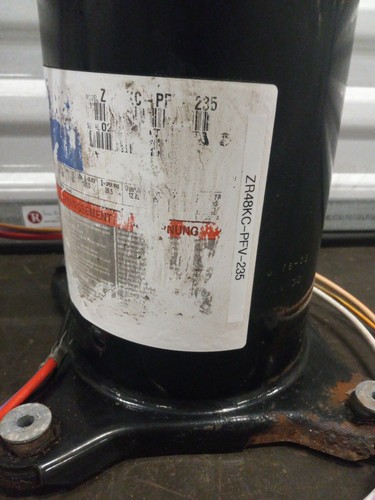 Copeland 4 Ton Scroll Compressor ZR48KC-PFV-235 ZR48KC-PFV-835 ZR49K3 ...
