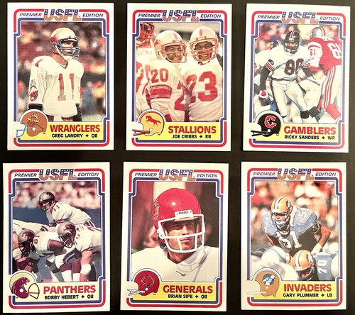 11 Different Stars From 1984 Topps USFL (1st Year) | eBay