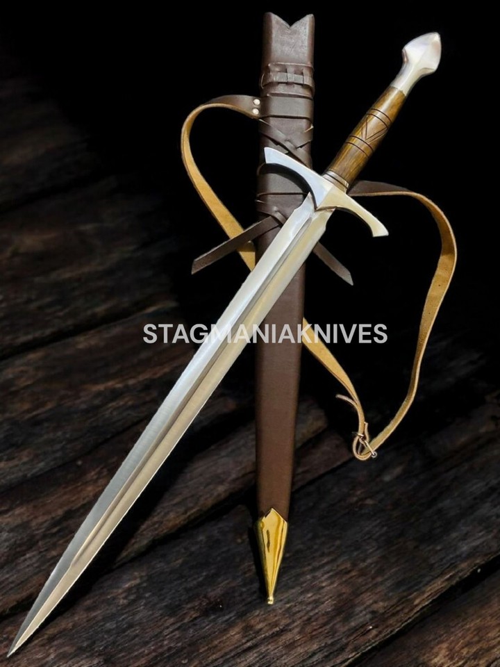 Hand Forged J2 Steel Battle Ready Hunting Knight Templer Long Medieval ...