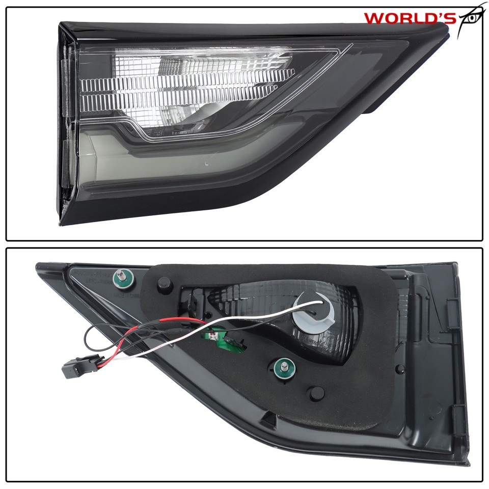 Inner Left Driver Side Tail Light For Chevy Traverse 2018-2021 Black ...