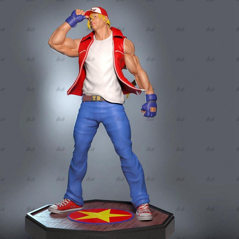 3D print Terry Bogard 1/8 23cm Figure Model Kit Unpainted Unassembled ...