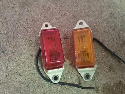 PM 107-15 Red & Amber Marker Lights Lamp lend & base PM1 107 - PIP 69 ...