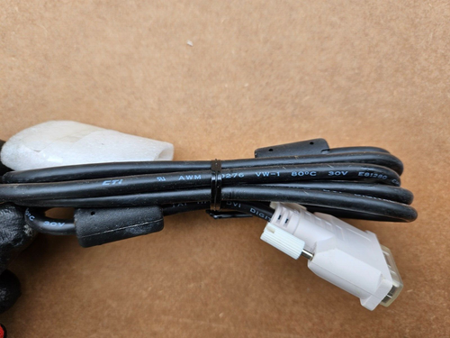 Ching Tai DVI Digital Single Link Cable, 18" In CTI AWM 20276 VW-1 80 C ...