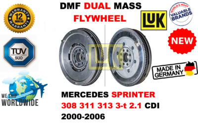 FOR MERCEDES SPRINTER 308 311 313 3-t 2.1 CDI 00-2006 NEW DUAL MASS DMF ...