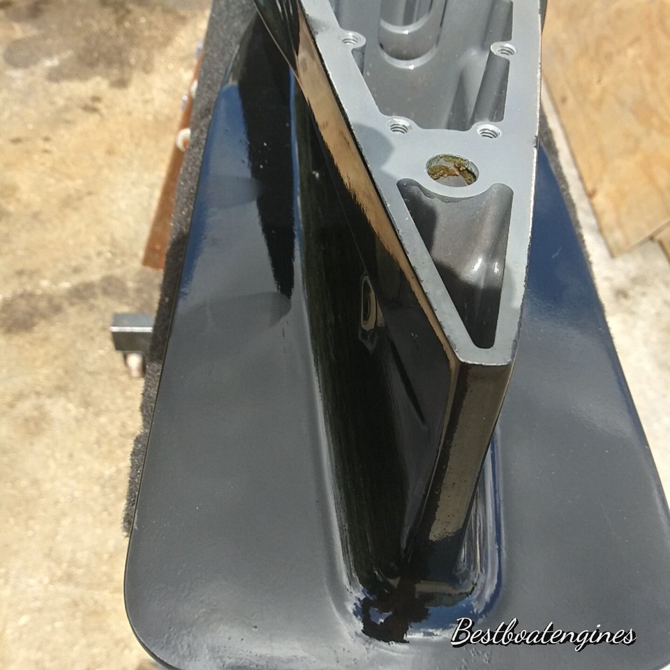 SUZUKI DF150 SUZUKI 150 LOWER UNIT 25" REBUILD COUNTER ROTATION BLACK ...
