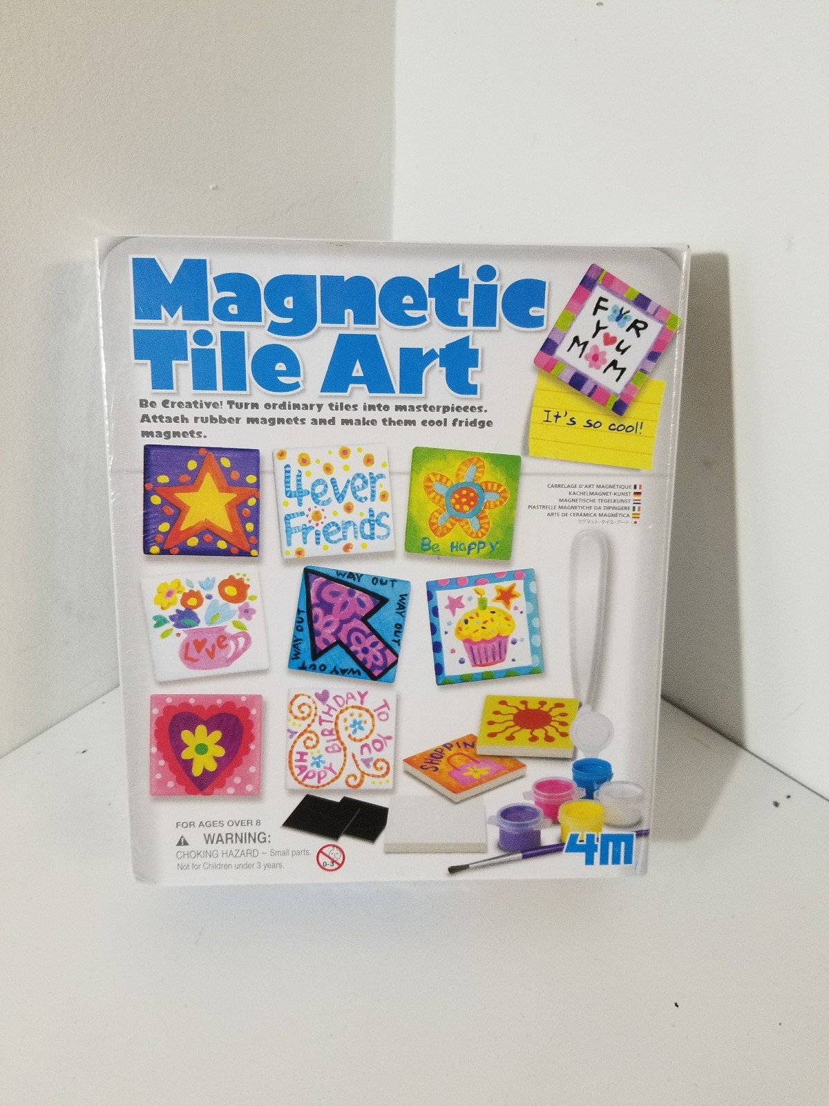 4M Magnetic Tile Art Crafts Kit Tiles Magnets Painting New In Box | eBay