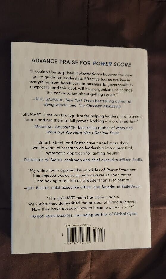 Power Score : Your Formula for Leadership Success by Randy Street ...