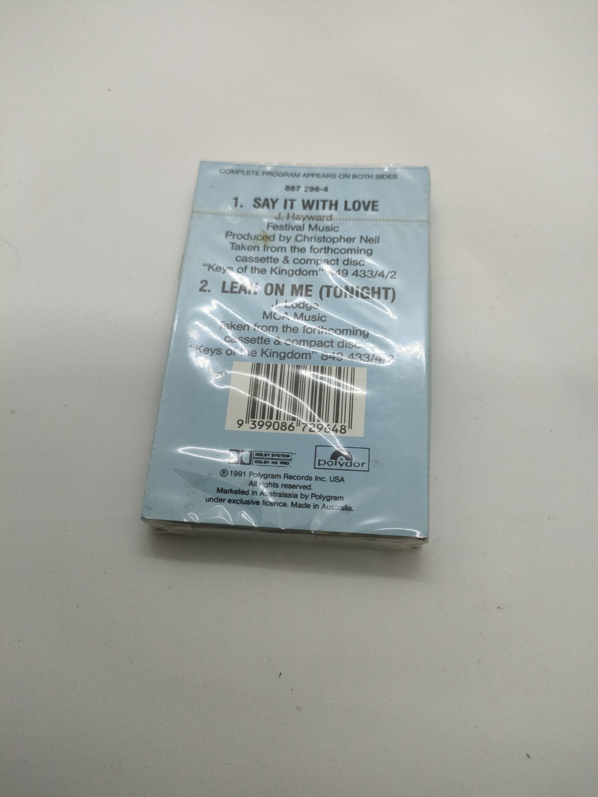The Moody Blues- Say it with love Cassingle | eBay Australia