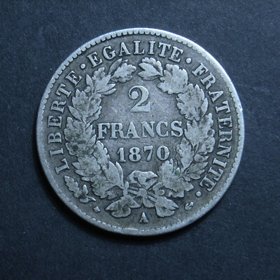 France 2 Francs 1870A | eBay