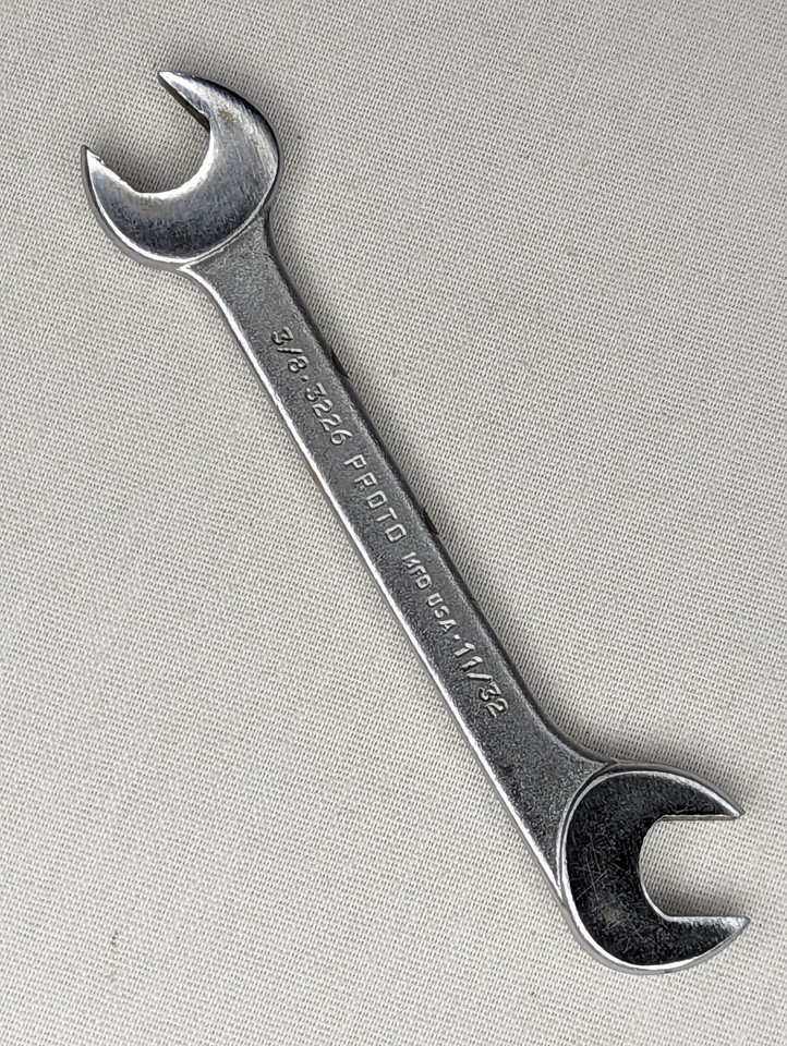 Proto Open Ended Combo Wrench USA - 3/8" x 11/32" 3226 | eBay