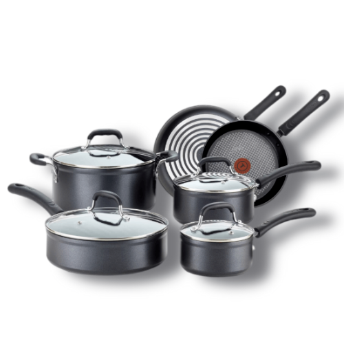 T-fal Excellence Ceramic Non Stick Cookware 10-Pc Set - New & Ready to ...