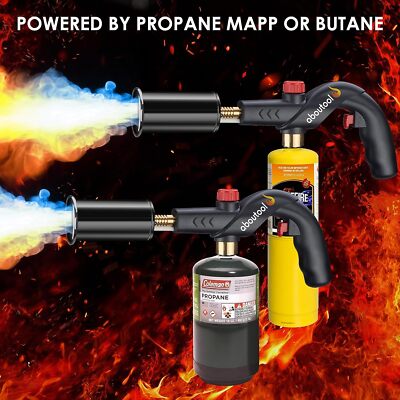 Propane Torch Gun Charcoal Starter Camp Grill Torch Outdoor Flame ...