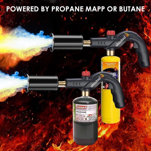 Propane Torch Gun Charcoal Starter Camp Grill Torch Outdoor Flame ...