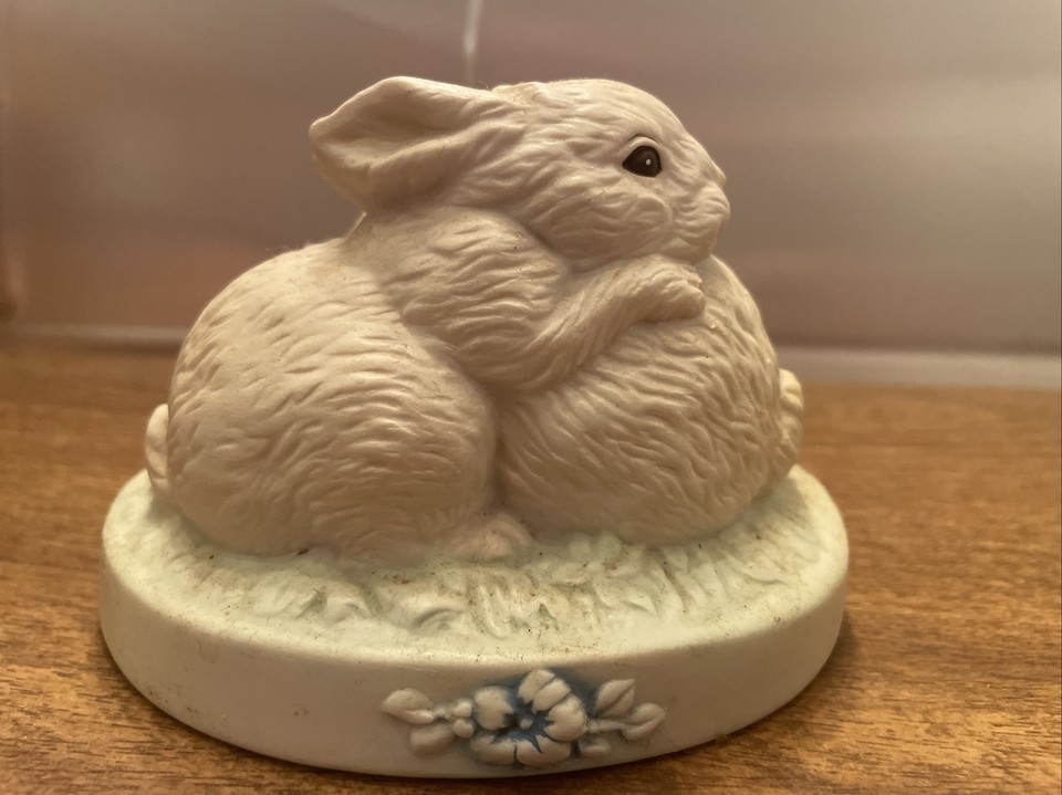 Ceramic Rabbit Figurine Current Inc | eBay