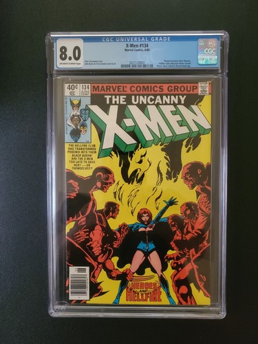 X-MEN #134 CGC 8.0 1ST DARK PHOENIX NEWSTAND | eBay