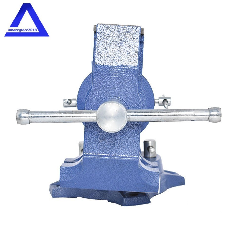 5" Heavy Duty Swivel Multi-Purpose Rotating Bench Vise 360 Degrees ...
