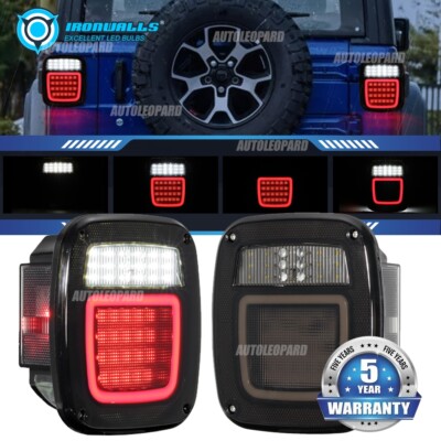 2pcs 83Led Tail Brake+Side Marker+Licence Plate Light for Jeep Wrangler ...