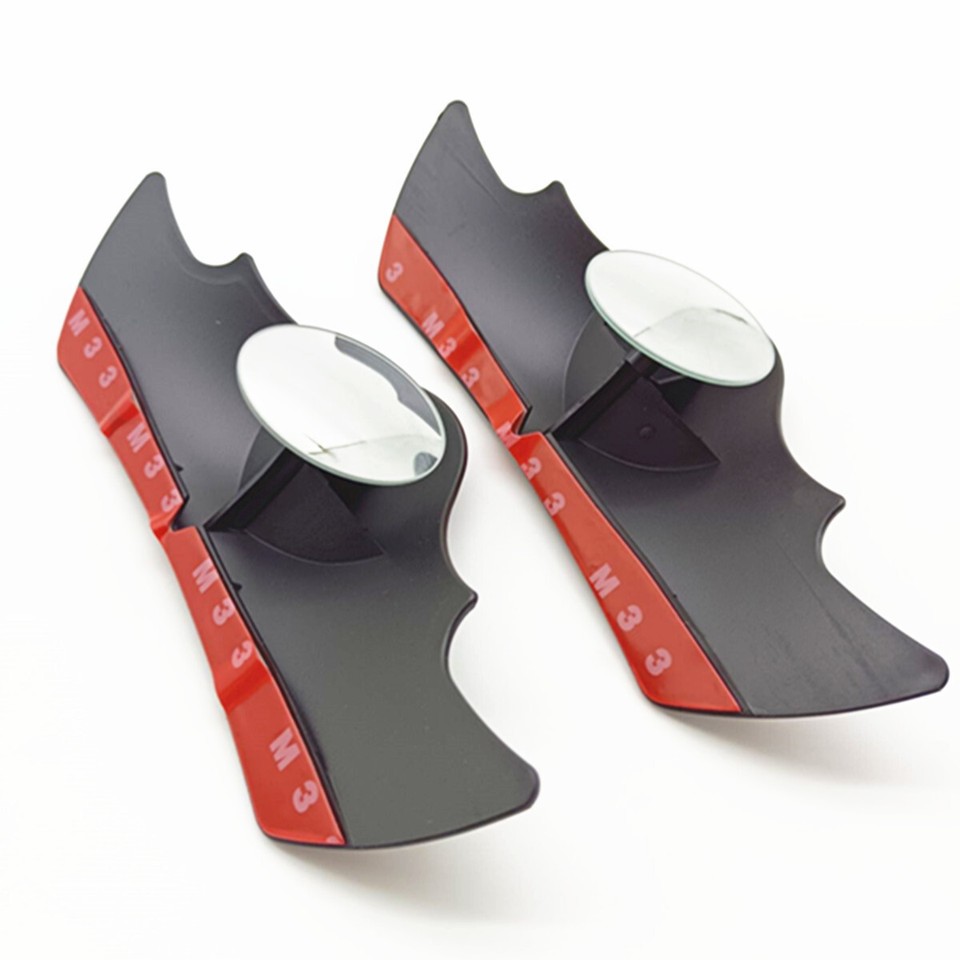 360° Rotable Side Blind Spot Mirrors Rain Board Eyebrow Guard Car ...
