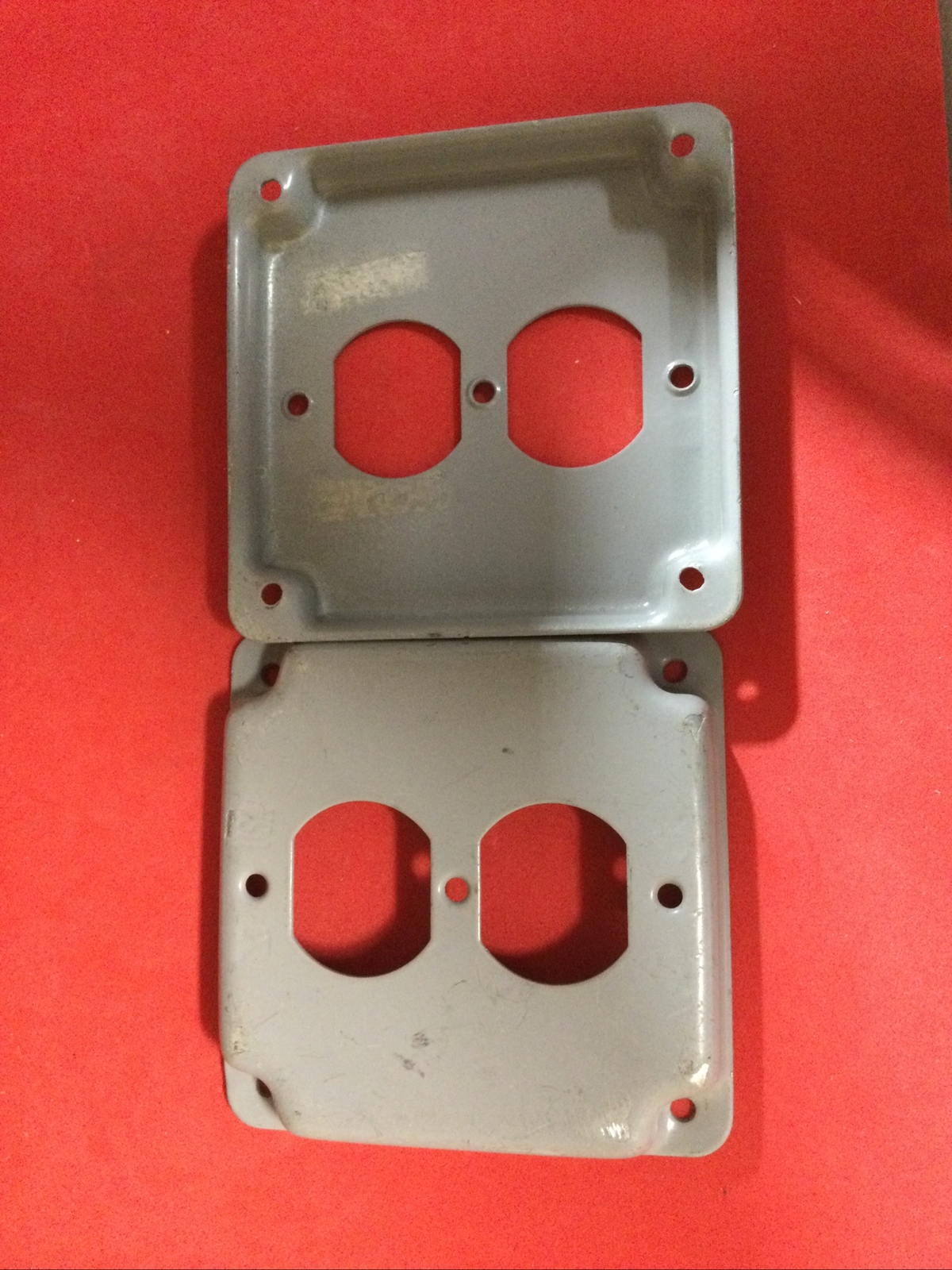 Mulberry 4” Metal 2 Gang Outlet Galvanized Steel New | eBay