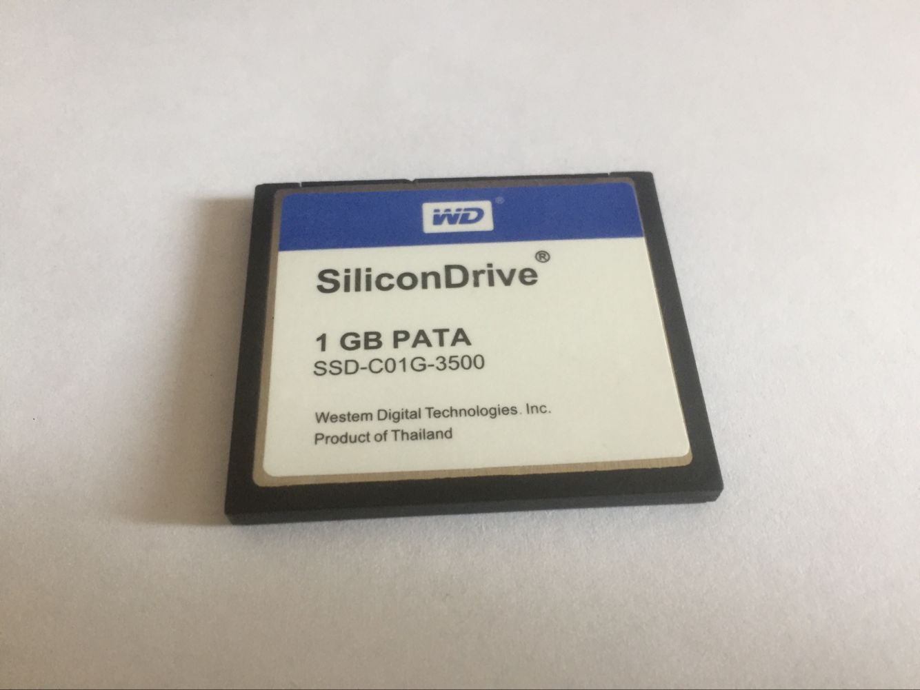 WD SiliconDrive 1GB PATA Industrial SSD-C01G-3500 CF CARD | eBay