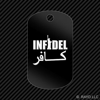 Infidel Keychain GI dog tag engraved many colors #2 statue of liberty ...