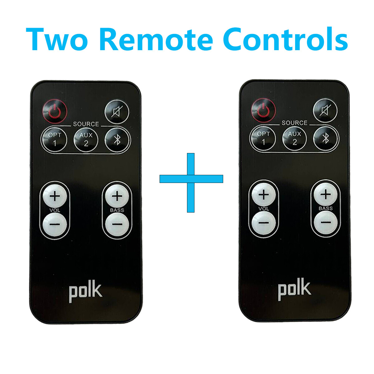 【Pack of 2】Remote Control For Polk SurroundBar 2000 SurroundBar 6000 | eBay