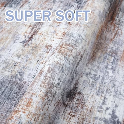 Abstract Runner Rug 2x5 Ft Washable Runners for Hallways, Non Slip ...