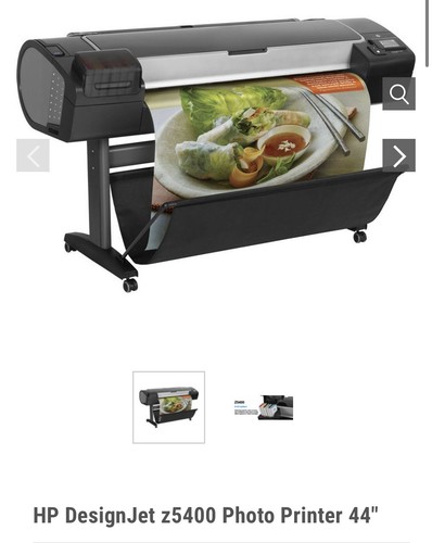 HP DesignJet Z5400 44-inch Printer Inkjet Color Wide Format | eBay