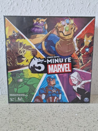 NEW 5 Minute Marvel Board Game Family Game Night - Minor Plastic Tears ...