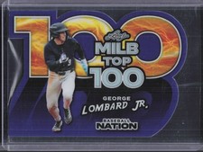 2025 Leaf Baseball Nation - Milb Top 100 George Lombard Jr. #MB-30 ...