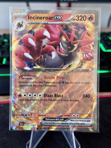 Incineroar Ex #34 Pokemon Temporal Forces | eBay